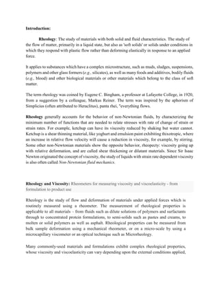 Rheology | PDF