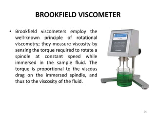 Rheology | PPTX | Chemistry | Science