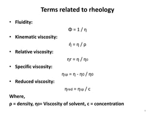 Rheology | PPTX