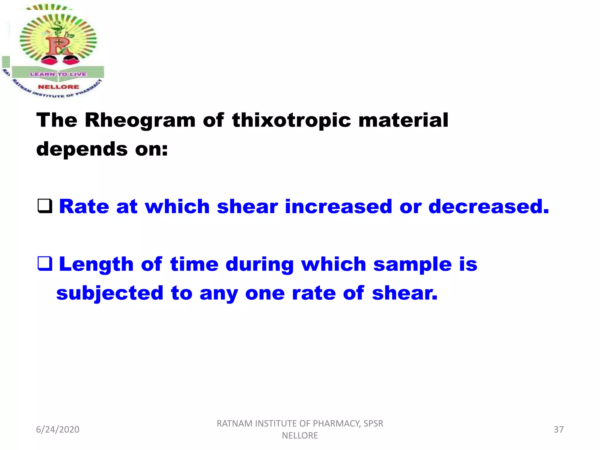 RHEOLOGY | PPTX