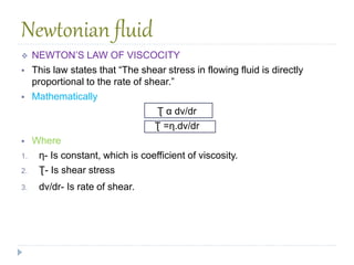 Rheology | PPTX
