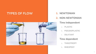 Rheology Study of Flow | PPTX