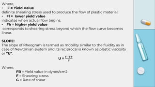 Rheology pharmaceutics ppt by muhammaad ahmad | PPTX