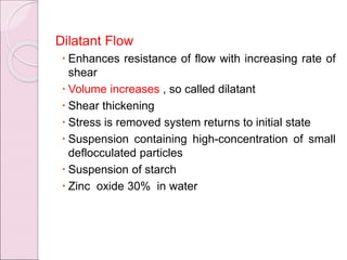 UNIT II RHEOLOGY PPT Physical Pharmaceutics II | PPT