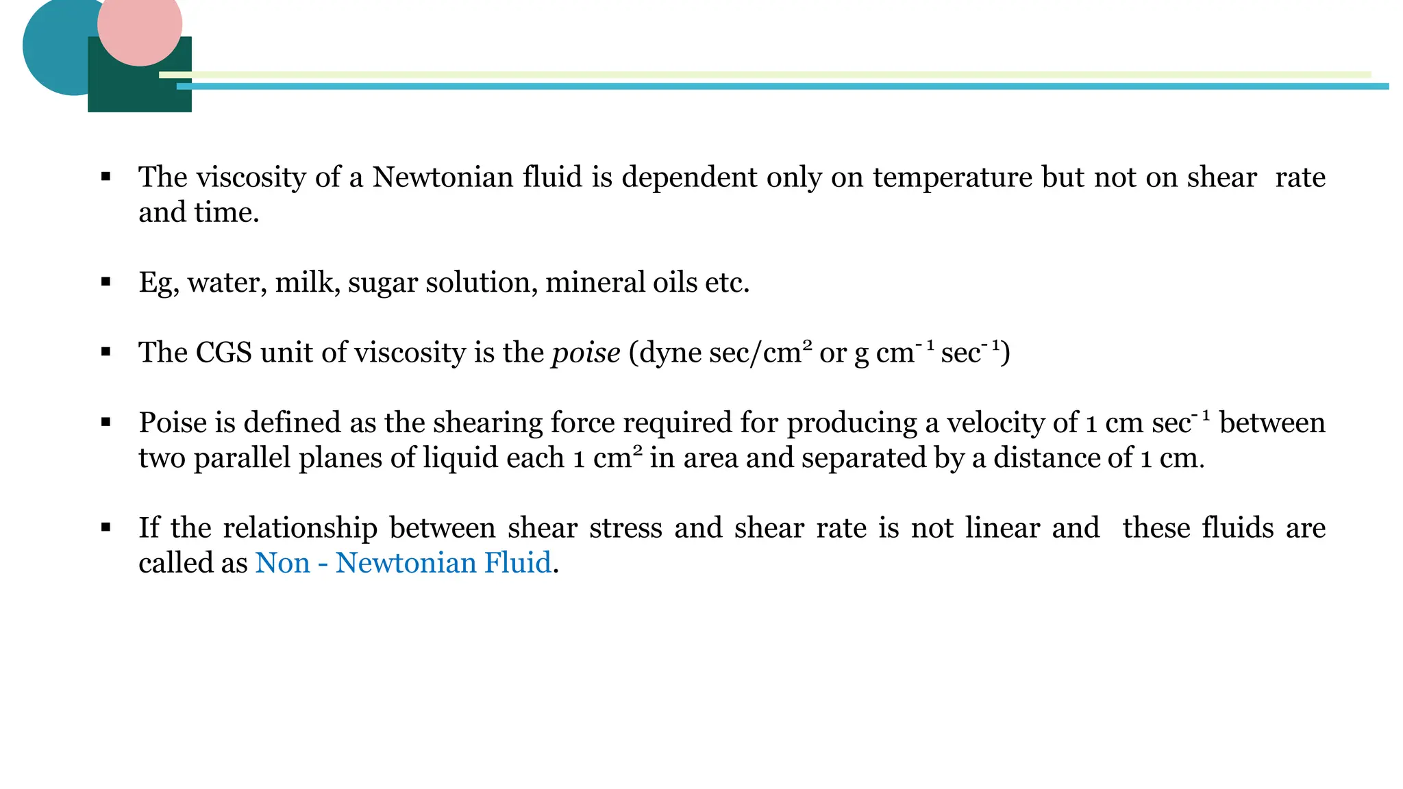 Rheology, Newtonian and Non Newtonian Flow | PPTX