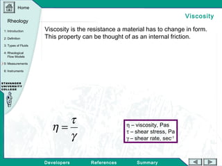 Rheology (1) | PPT