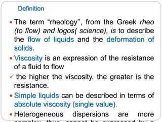 Rheology aaaaa.pptxygcgwdcgghbk.abvbgjlkj | PPTX