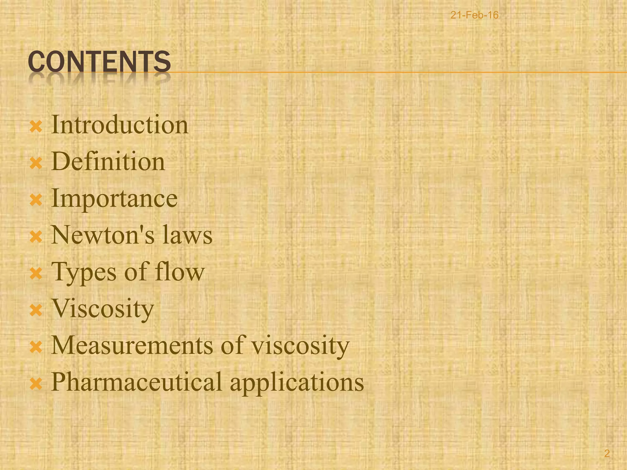 Rheology | PPTX