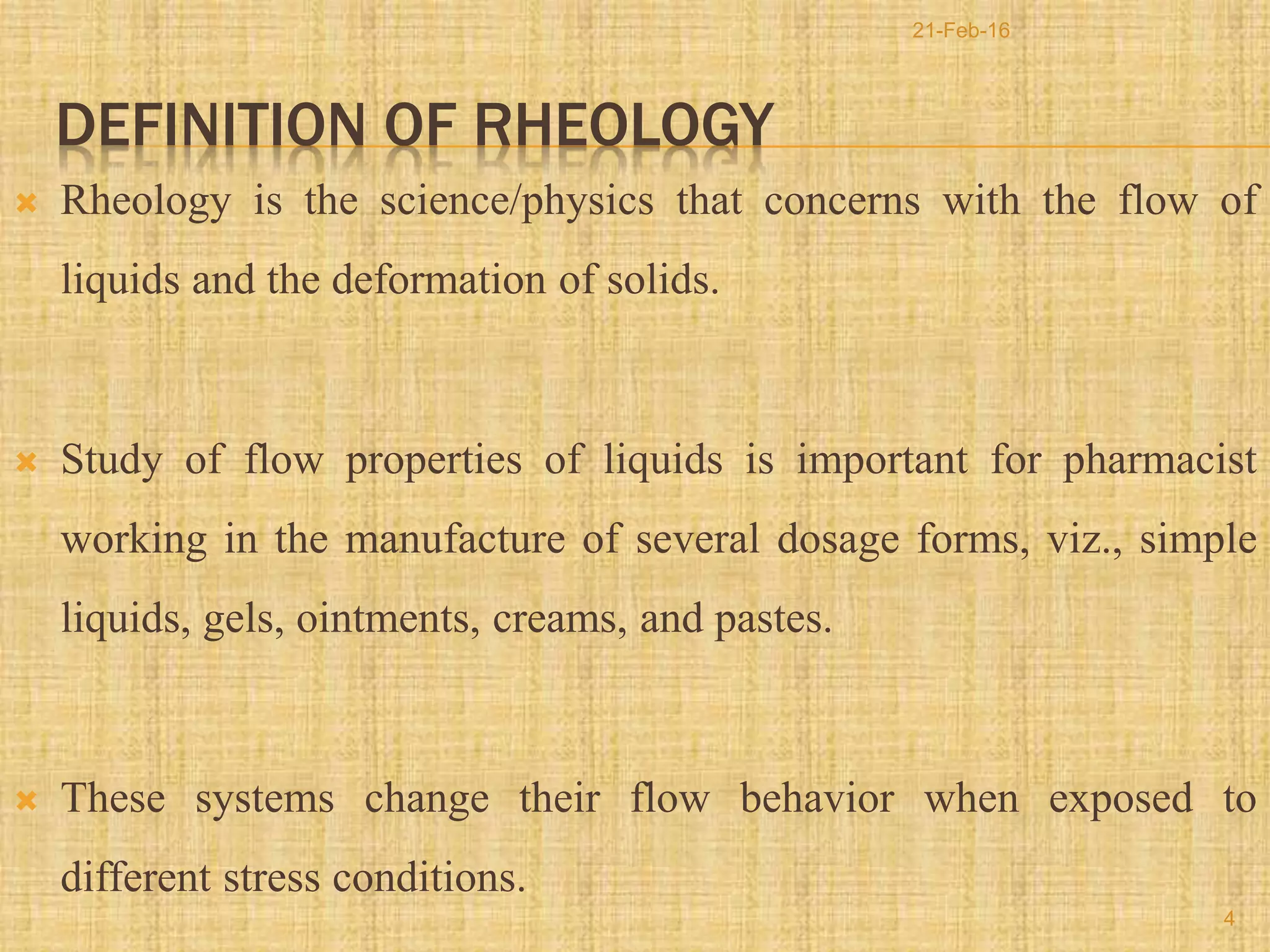 Rheology | PPTX