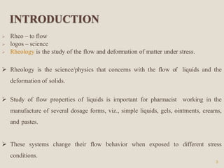 Rheology | PPTX