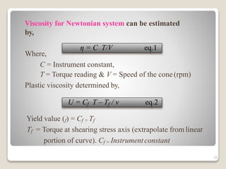 Rheology | PPTX