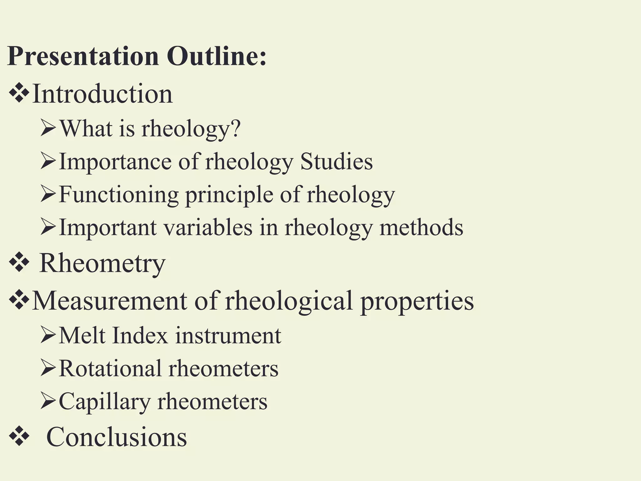 Rheology methods | PPTX