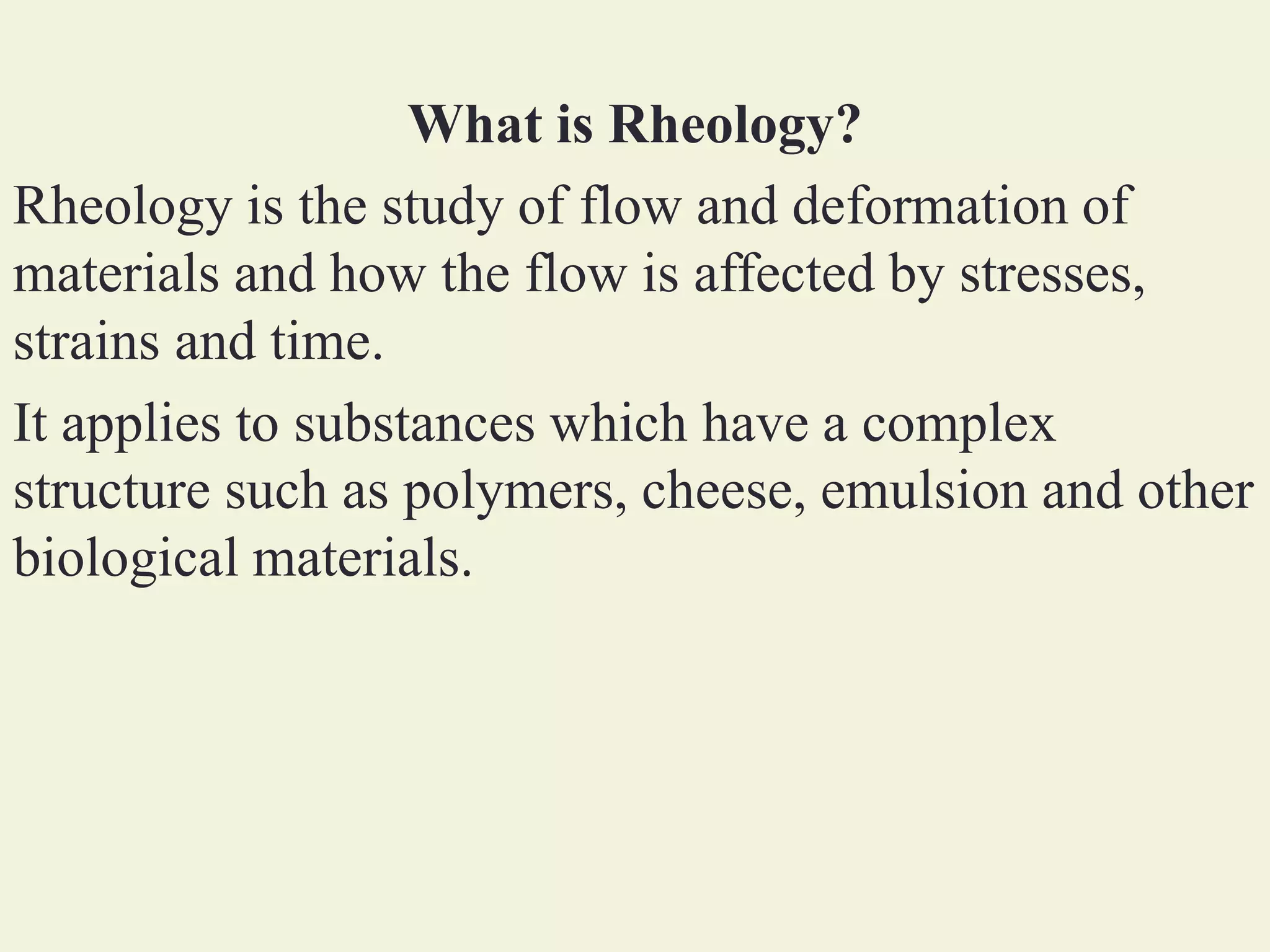 Rheology methods | PPTX