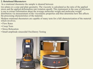 Rheology methods | PPTX