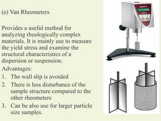 Rheology methods | PPTX