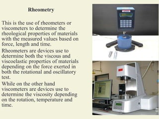 Rheology methods | PPT
