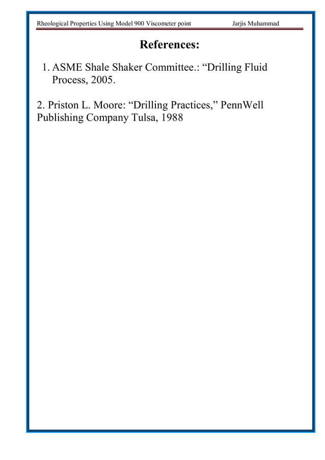 Rheology model 900 viscometer Mud Engineering Exp. | PDF | Physics ...