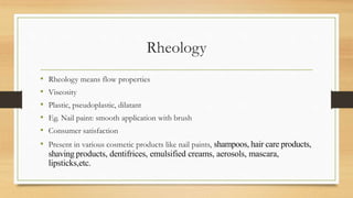 Rheology modifiers n Preservatives.Pharmaceutics | PPTX
