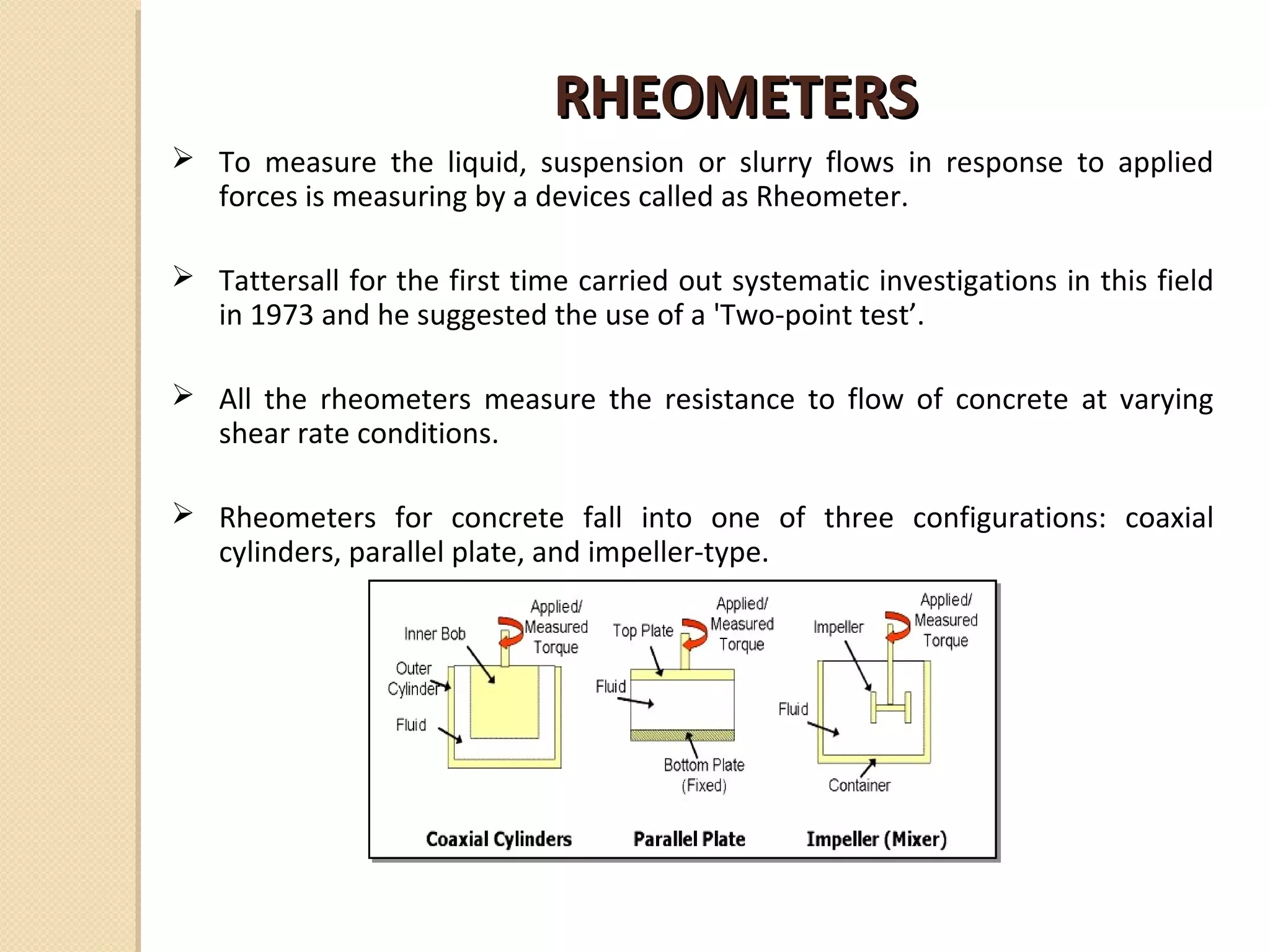 Rheology of concrete | PPT