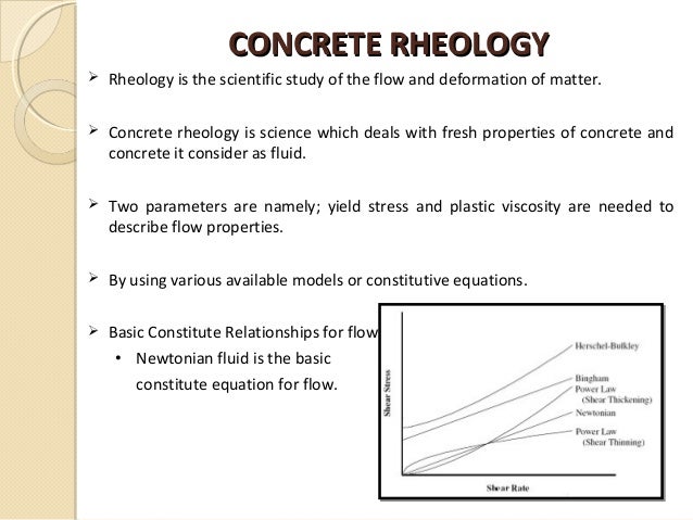 Concrete properties