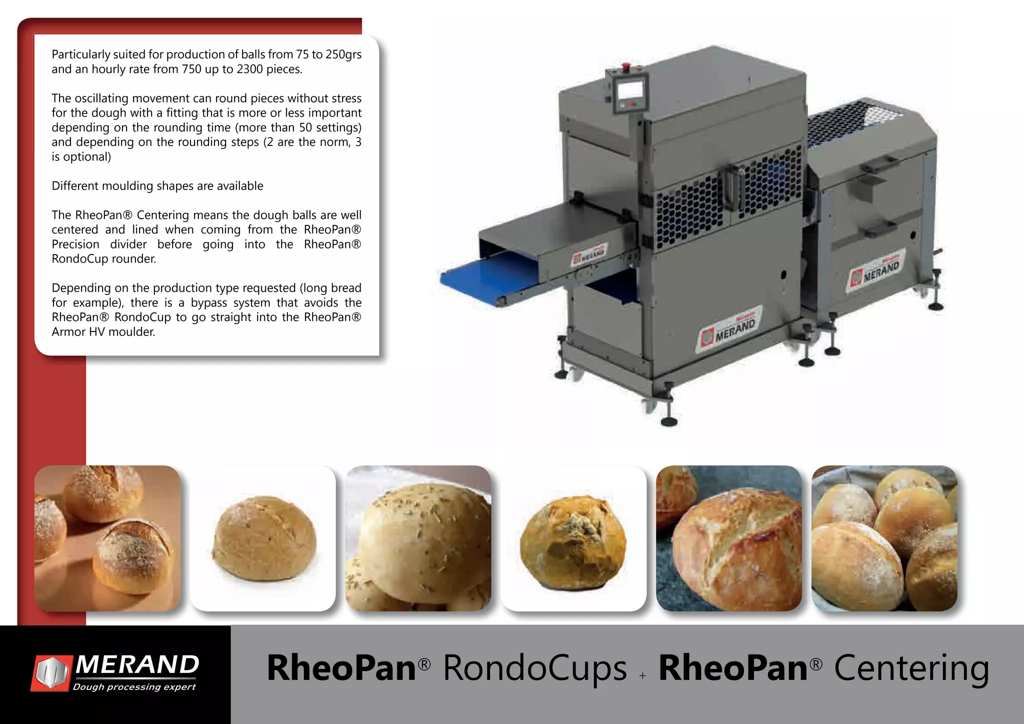 MERAND Mécapâte. RheoPan System. | PDF