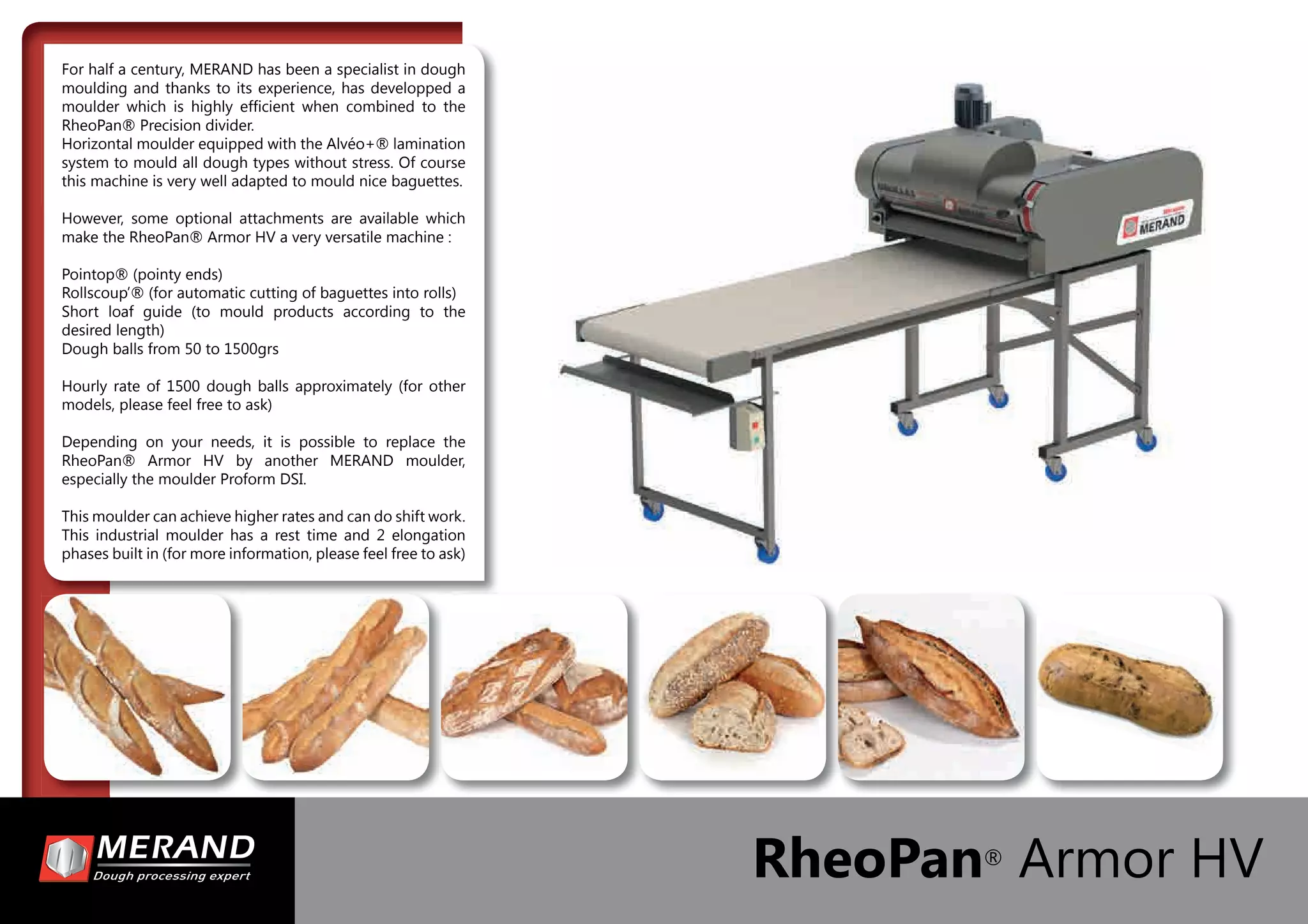 MERAND Mécapâte. RheoPan System. | PDF
