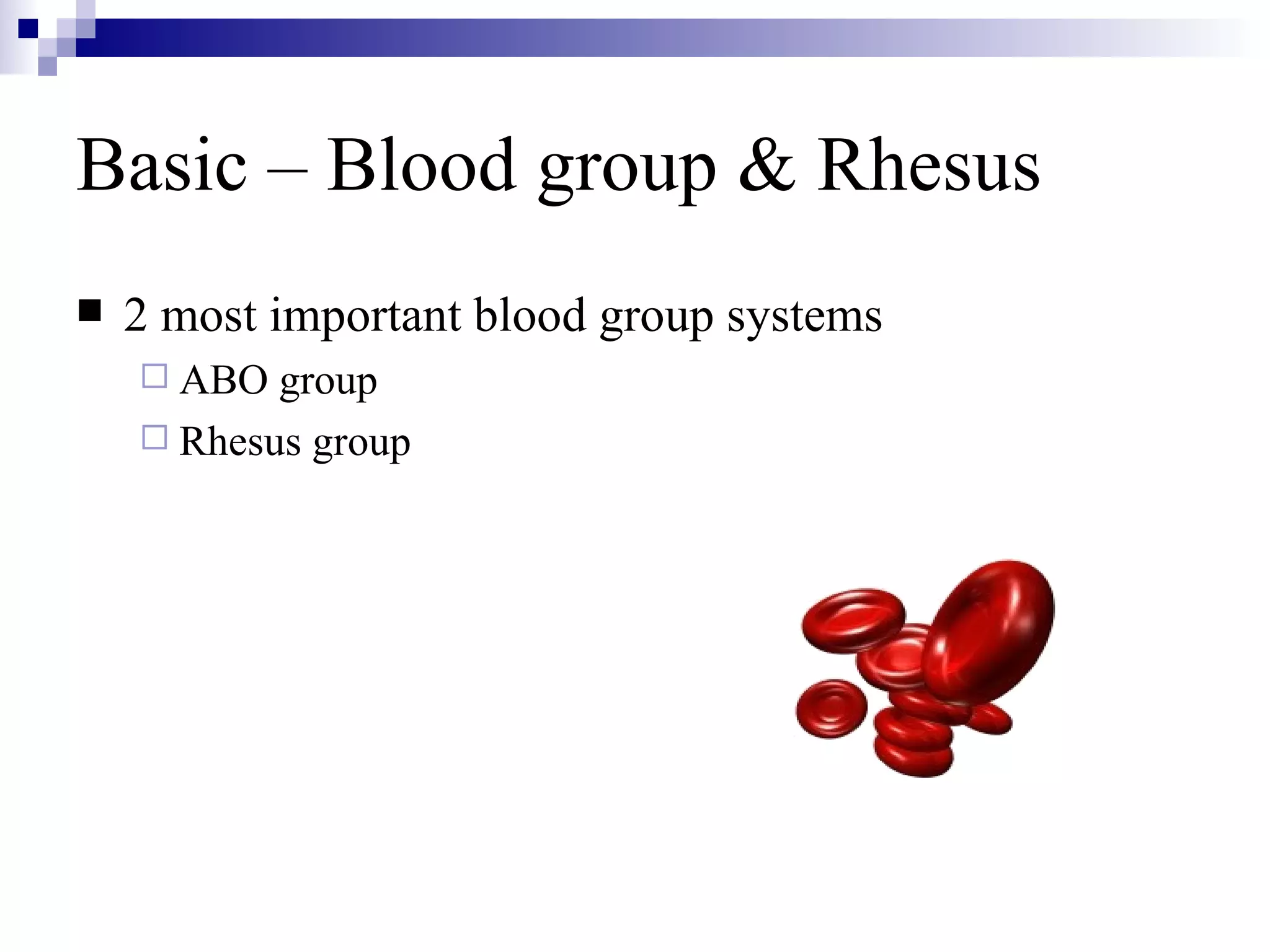 Rhesus Isoimmunisation | PPT