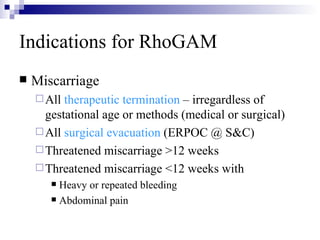 Rhesus Isoimmunisation | PPT