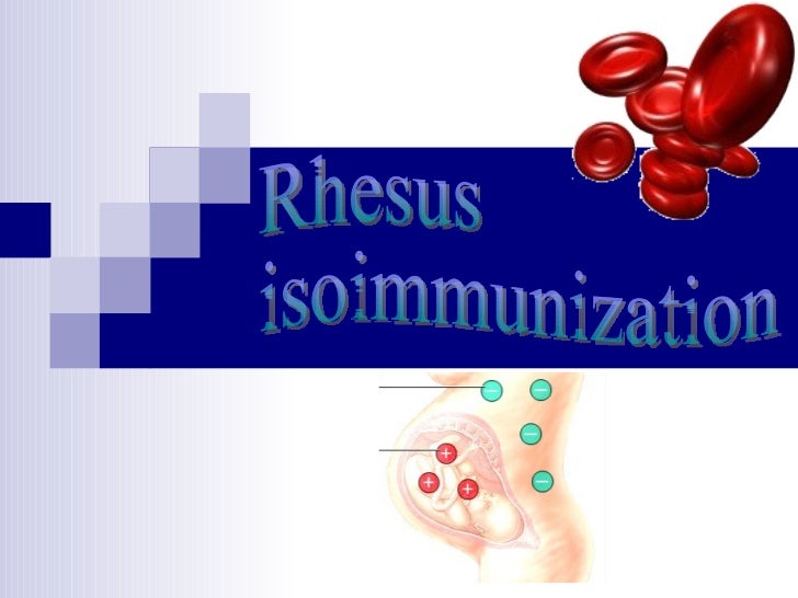Rhesus Isoimmunisation