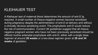 RHESUS ISOIMMUNIZATION.pptx