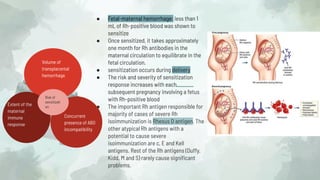 Rhesus Isoimmunization and its Management | PDF