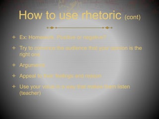 Rhetoric | PPTX