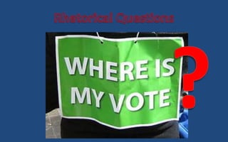 Rhetorical Questions | PPTX