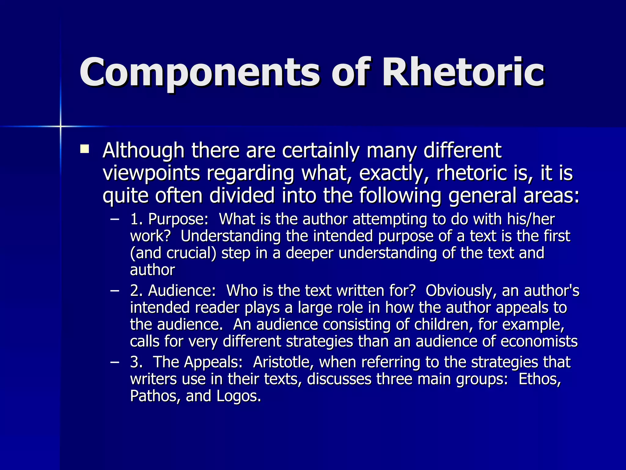 Rhetorical Analysis | PPT
