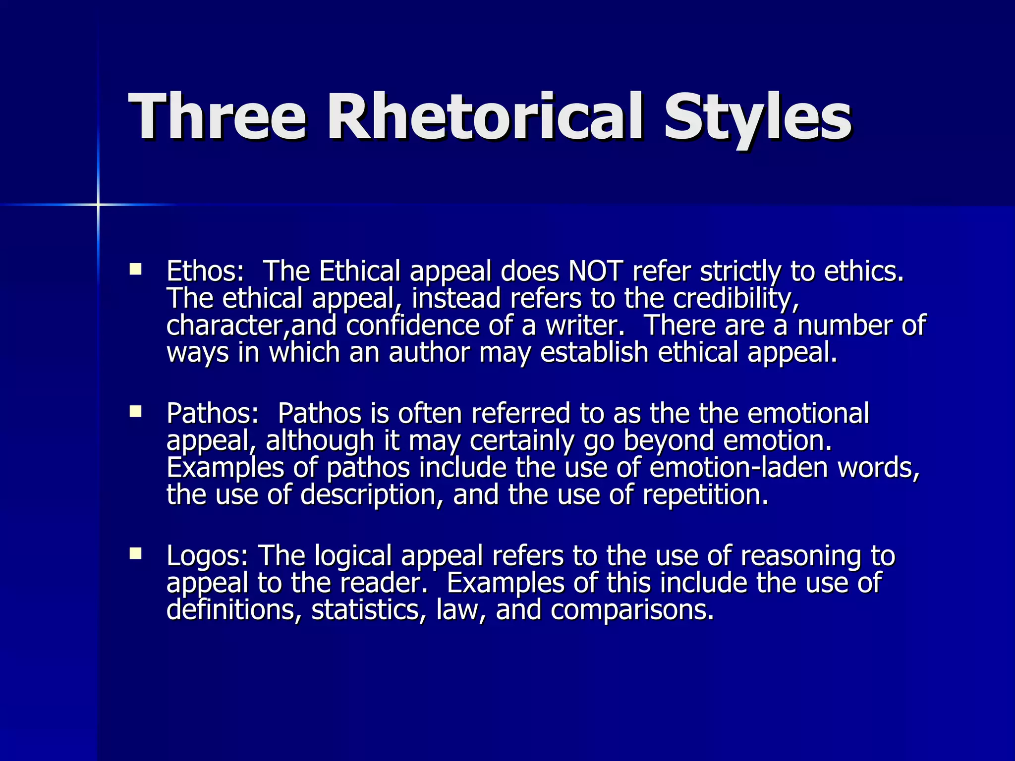 Rhetorical Analysis | PPT
