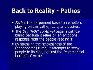 Rhetorical Analysis | PPT