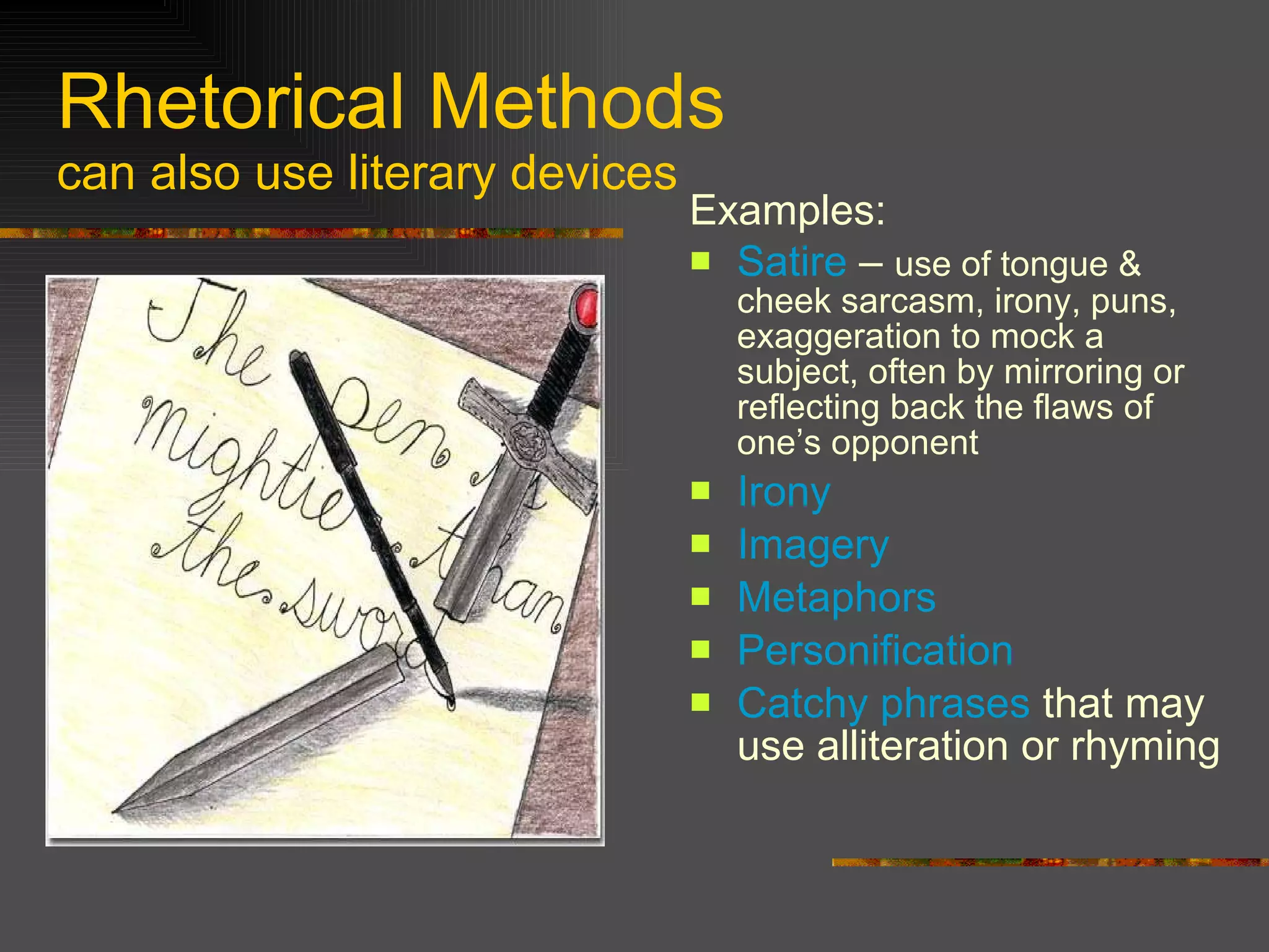 Rhetorical analysis | PPT | Humor and Satire | Pop Culture