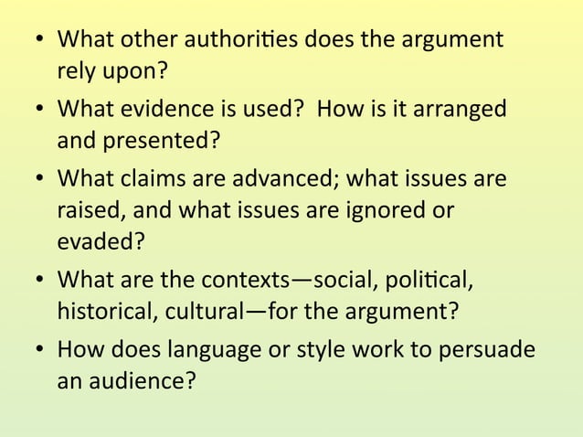 Rhetorical analysis | PPT