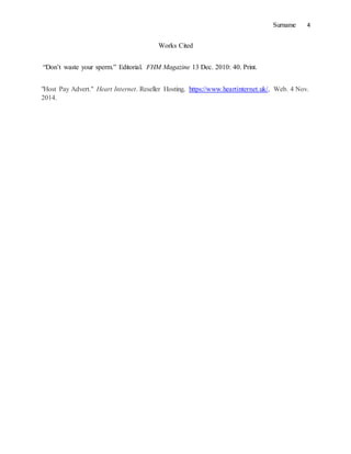 Rhetorical analysis essay sample | PDF