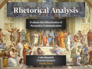 Rhetorical Analysis Notes | PDF