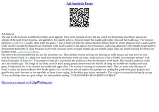 Advertisements To Rhetorically Analyze