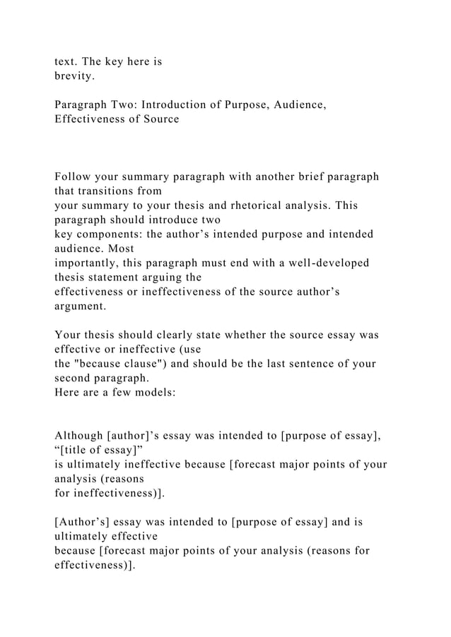 Rhetorical Analysis Prompt and Rubric Length 3-5 full .docx