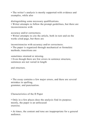 Rhetorical Analysis Prompt and Rubric Length 3-5 full .docx