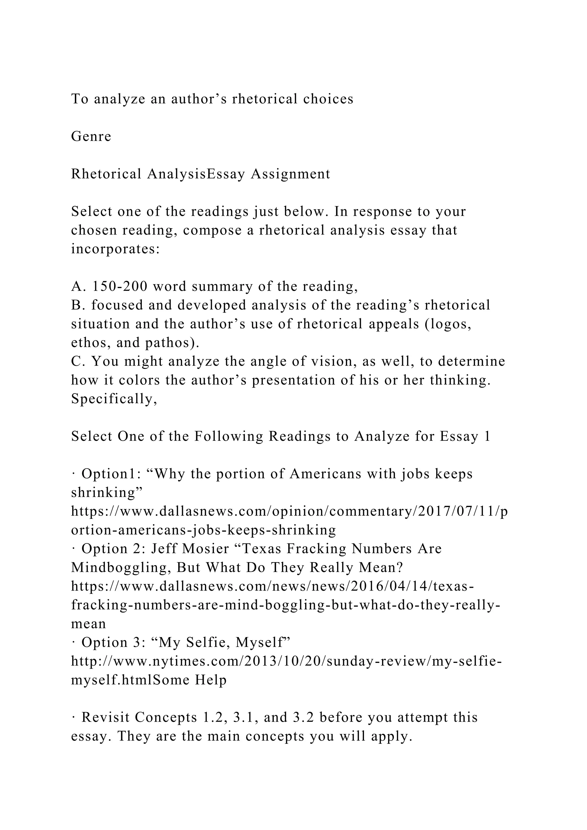 RHETORICAL ANALYSIS SAMPLE ESSAY Harriet Clark .docx