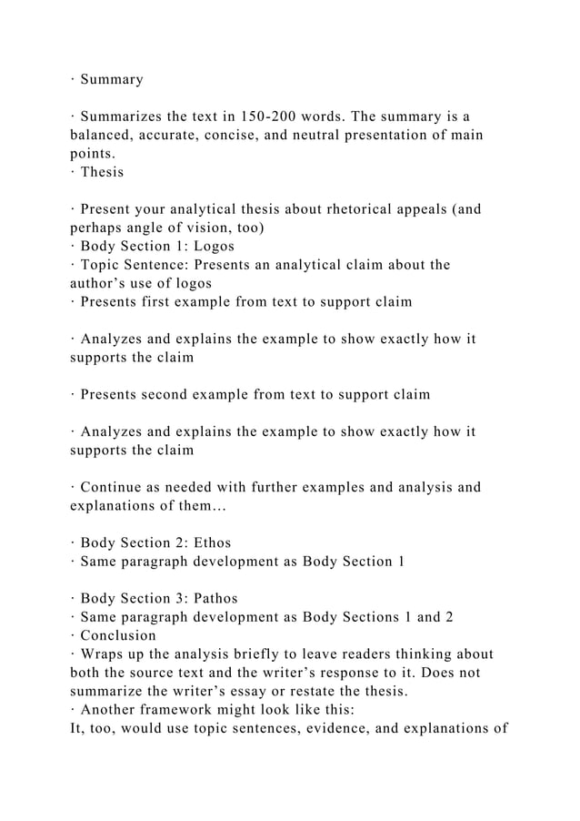 RHETORICAL ANALYSIS SAMPLE ESSAY Harriet Clark .docx