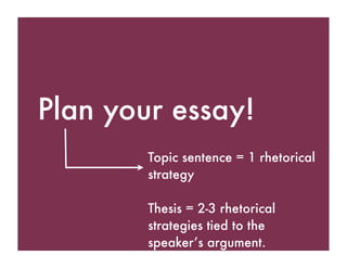 Rhetorical analysis step by step | PPT