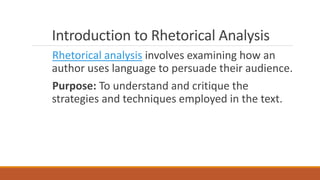 Rhetorical Analysis Thesis Statements ENG 102.pptx
