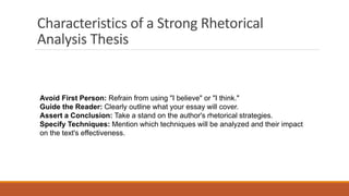 Rhetorical Analysis Thesis Statements ENG 102.pptx