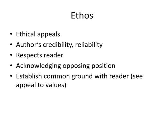 Rhetorical Appeals | PPTX
