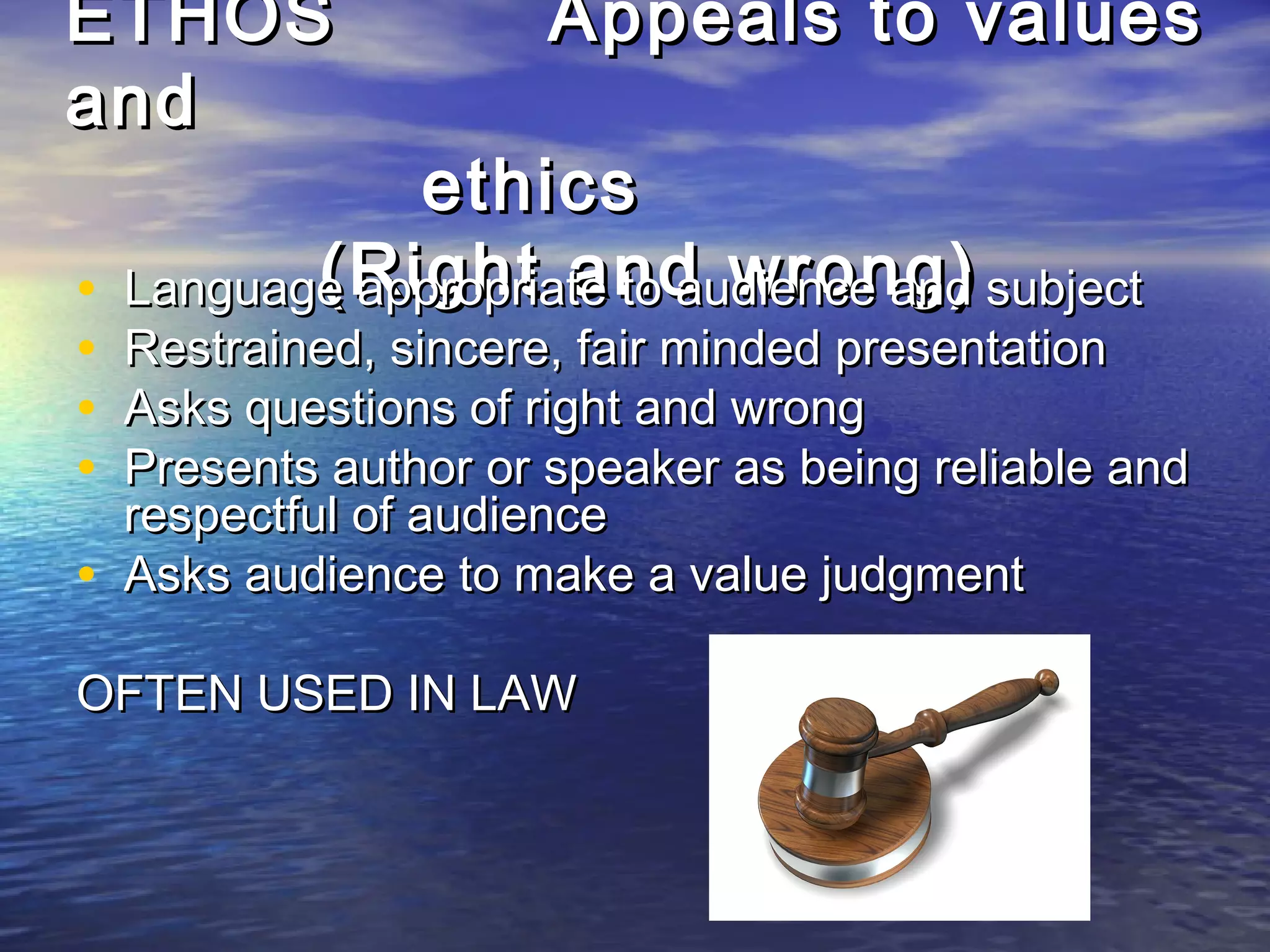 Rhetorical appeals | PPT